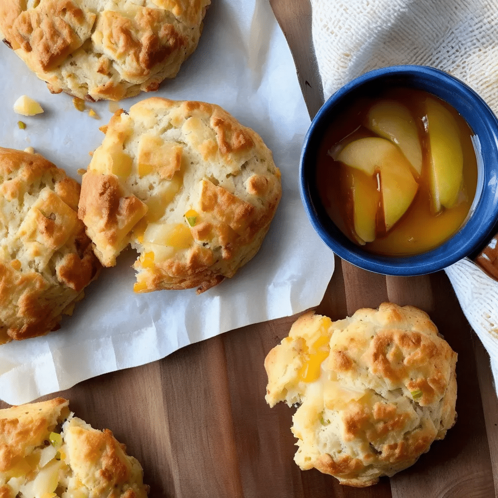 Apple Cheddar Biscuits - MarketGrow.com