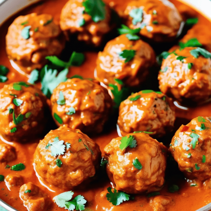 Butter Chicken Meatballs - MarketGrow.com