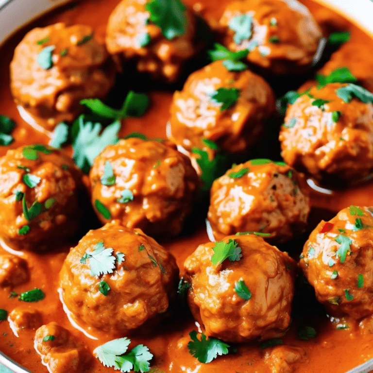 Butter Chicken Meatballs - MarketGrow.com