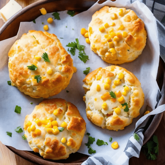 Cheddar Corn Biscuits - MarketGrow.com