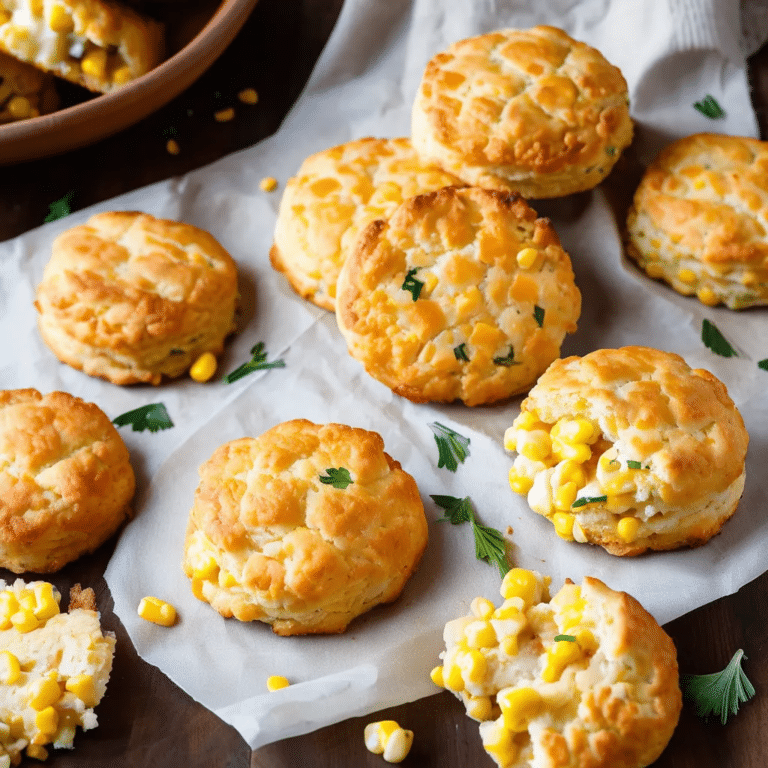 Cheddar Corn Biscuits - MarketGrow.com