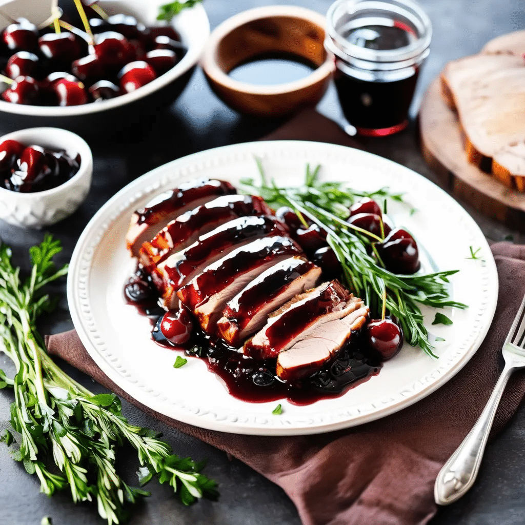 Cherry Balsamic Pork Loin - MarketGrow.com
