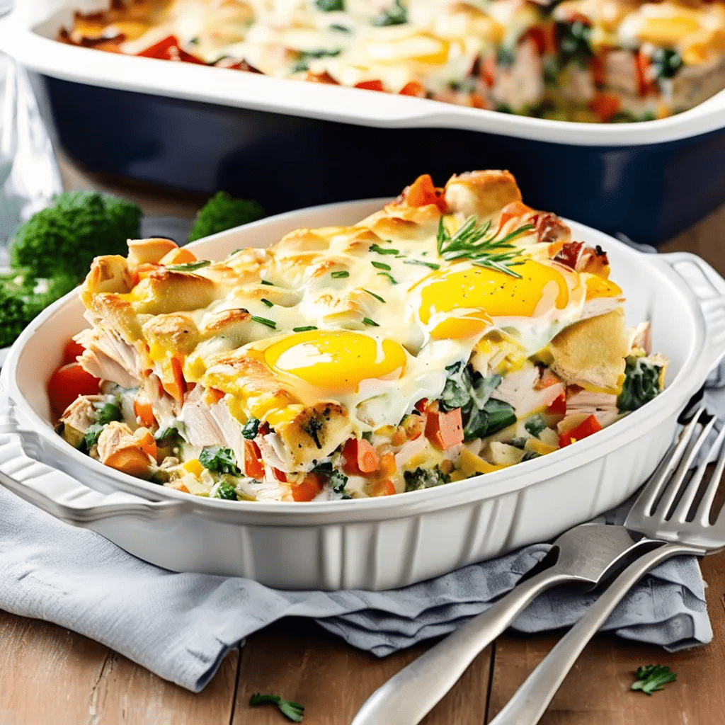 Chicken Brunch Bake - MarketGrow.com