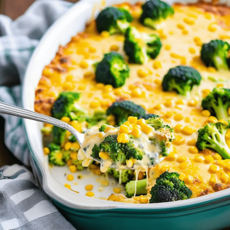 Corn State Broccoli Bake - MarketGrow.com
