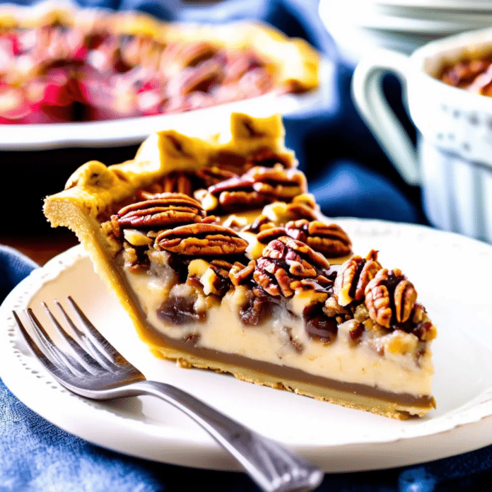 Creamy Banana Pecan Pie - MarketGrow.com
