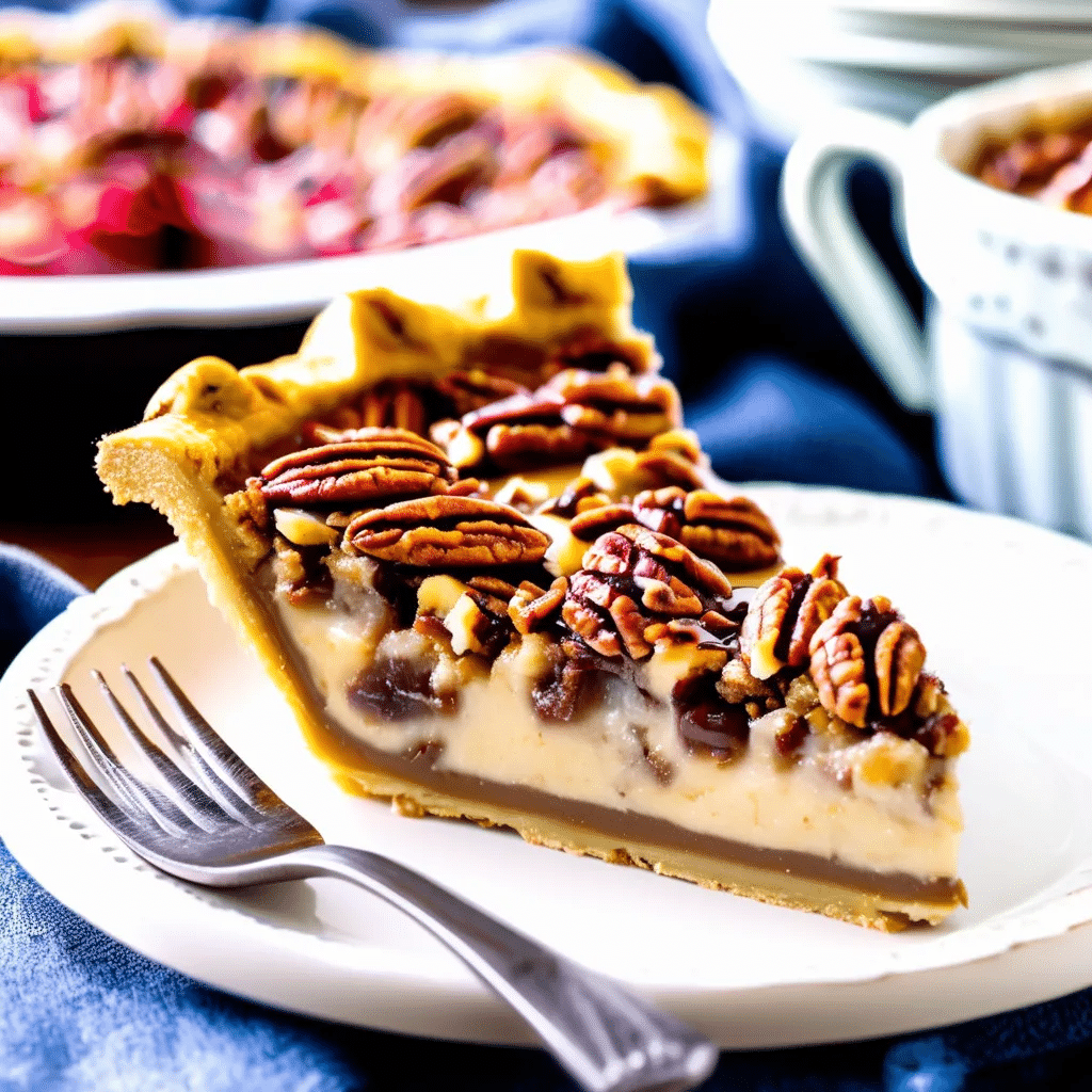 Creamy Banana Pecan Pie - MarketGrow.com