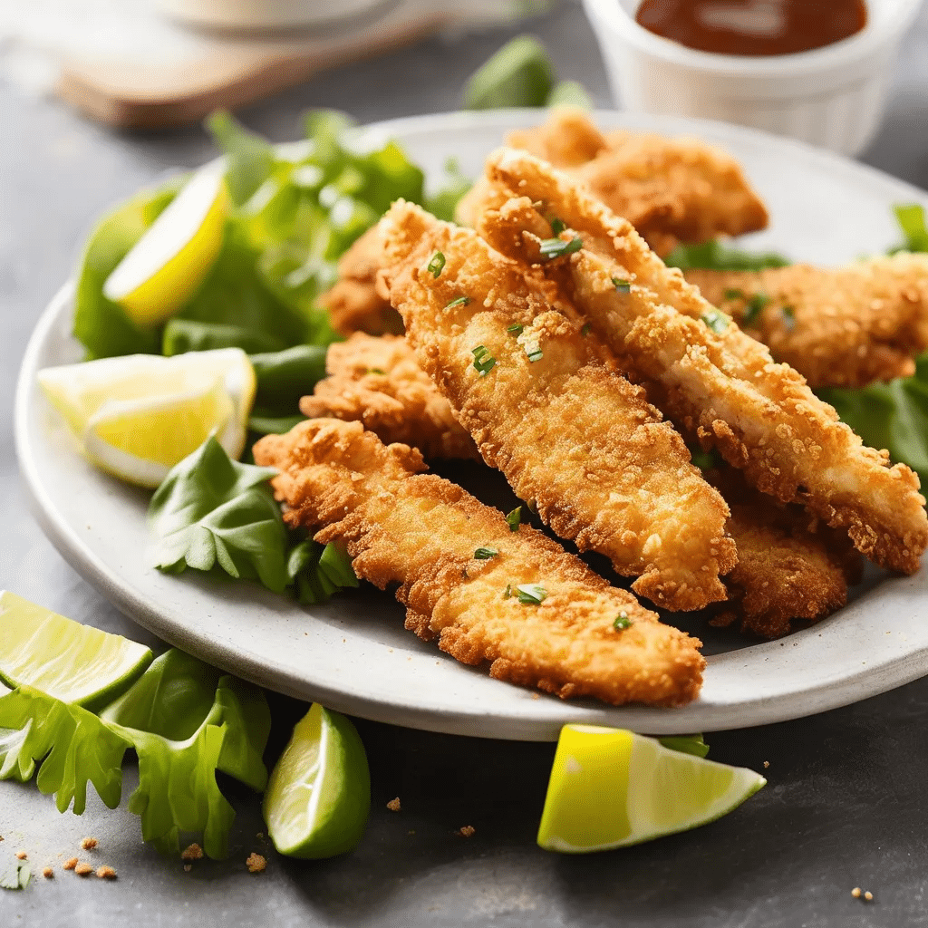 Crispy Chicken Strips - MarketGrow.com