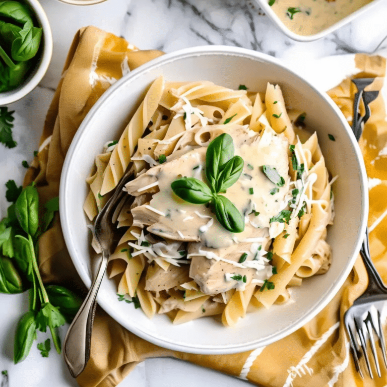 Crockpot Olive Garden Chicken Pasta Copycat - MarketGrow.com