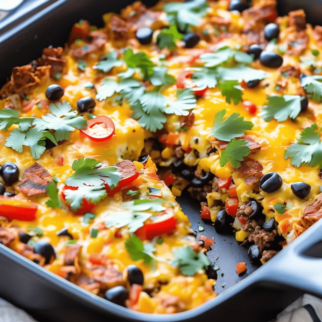 Fiesta Breakfast Bake - MarketGrow.com