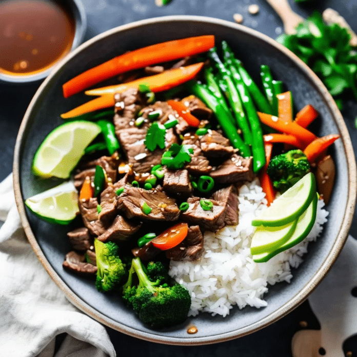 Garlic Ginger Beef Stir-Fry - MarketGrow.com