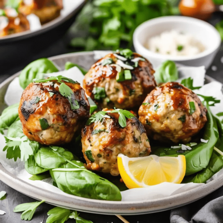 Grilled Chicken Meatballs - MarketGrow.com