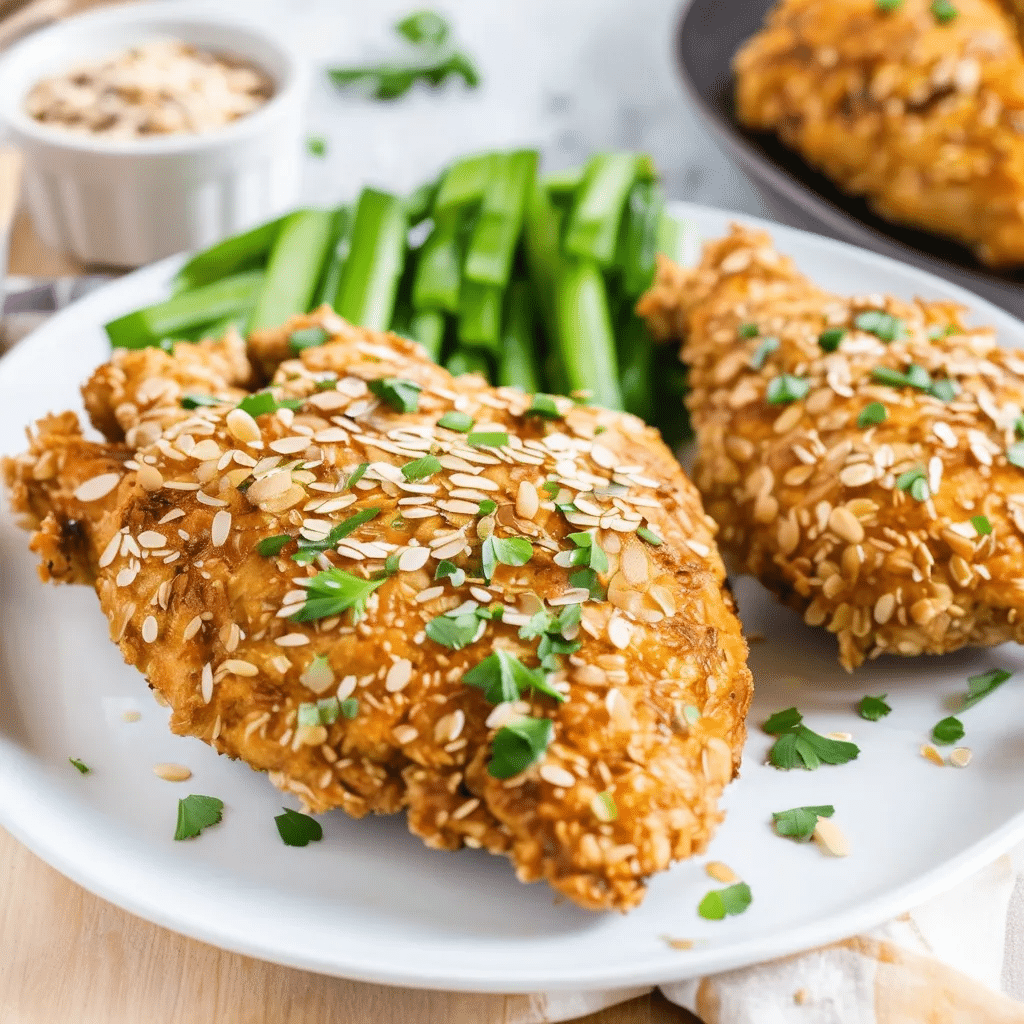 Oatmeal Baked Chicken - MarketGrow.com