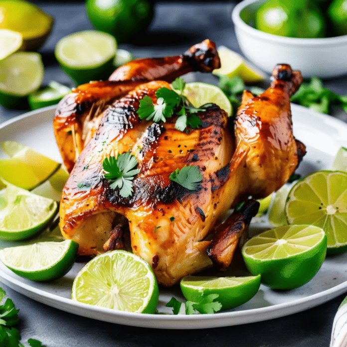 Roasted Lime Chicken - MarketGrow.com
