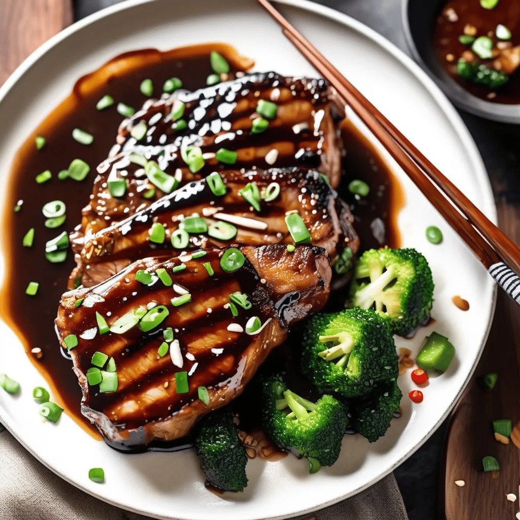Saucy Chinese Pork Chops - MarketGrow.com
