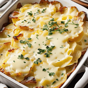 Saucy Scalloped Potatoes - MarketGrow.com