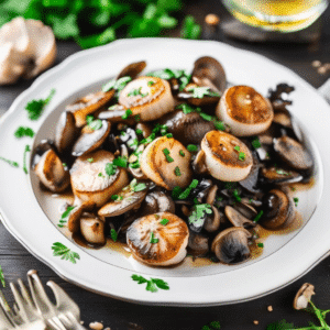 Sauteed Mushrooms And Scallops - MarketGrow.com