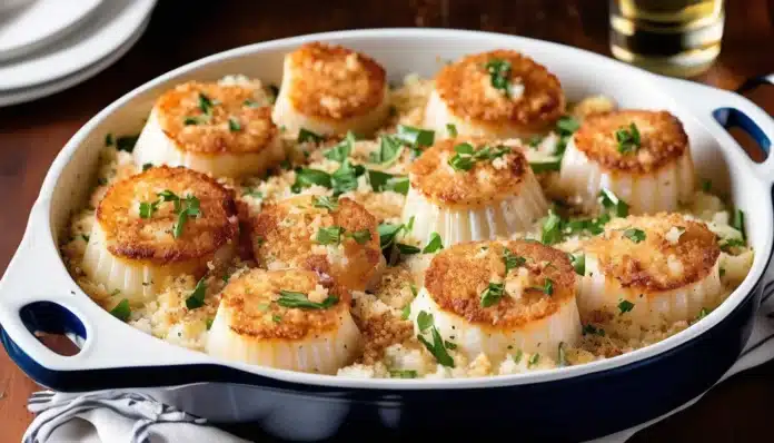 Scallop Gratin - MarketGrow.com