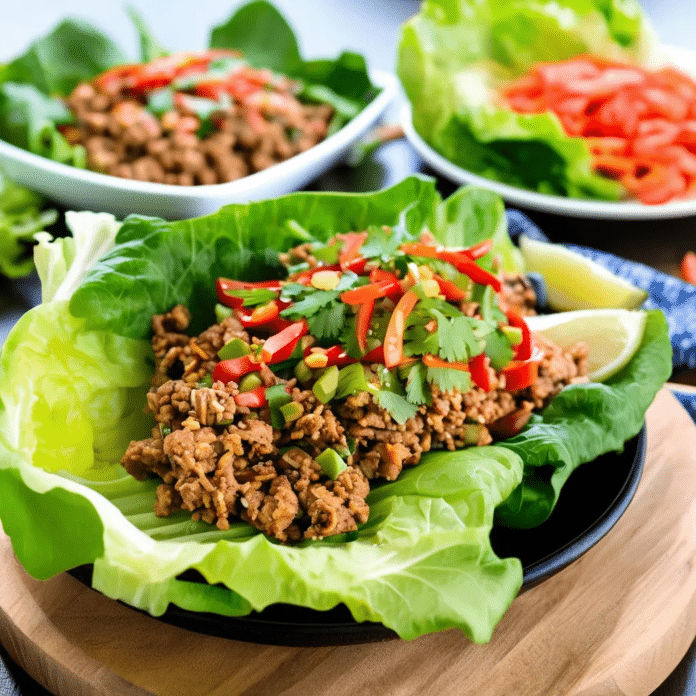Spicy Turkey Lettuce Wraps - MarketGrow.com