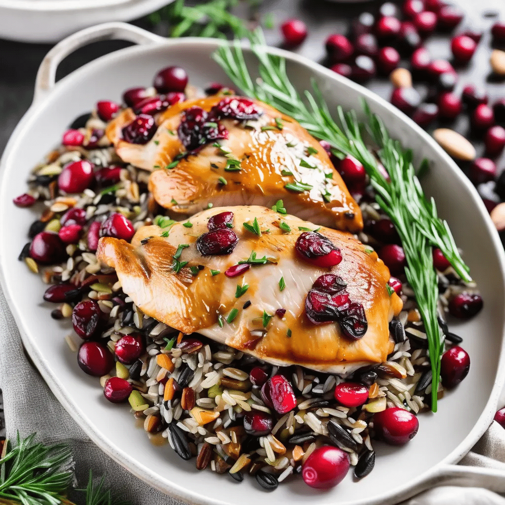 Cranberry Chicken And Wild Rice - MarketGrow.com