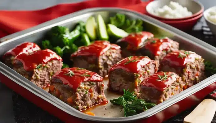 Sheet-Pan Mini Meat Loaf - MarketGrow.com