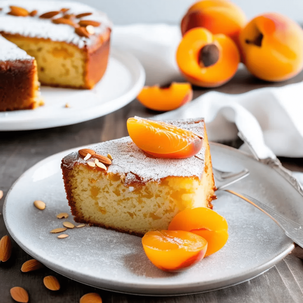 Apricot Almond Cake - MarketGrow.com