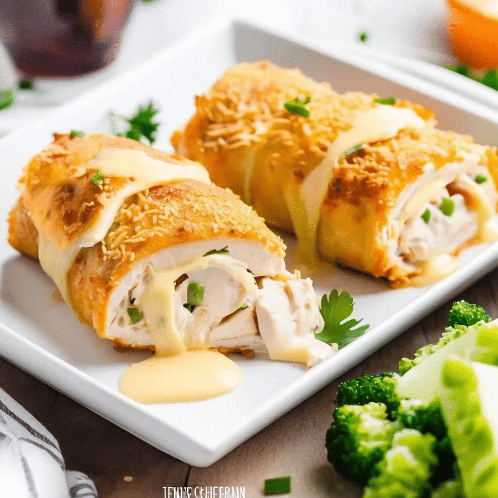 Cheesy Chicken Roll Ups - MarketGrow.com