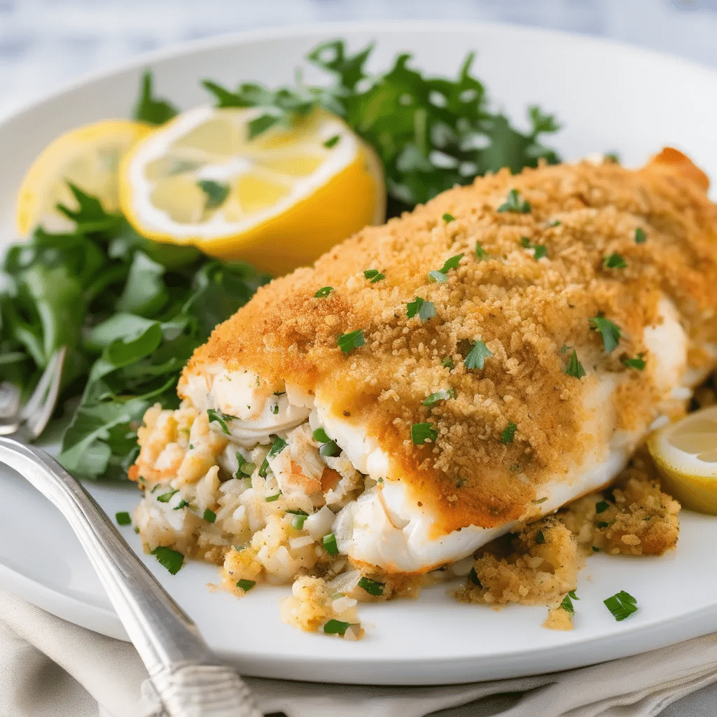 Crab Stuffed Haddock - MarketGrow.com