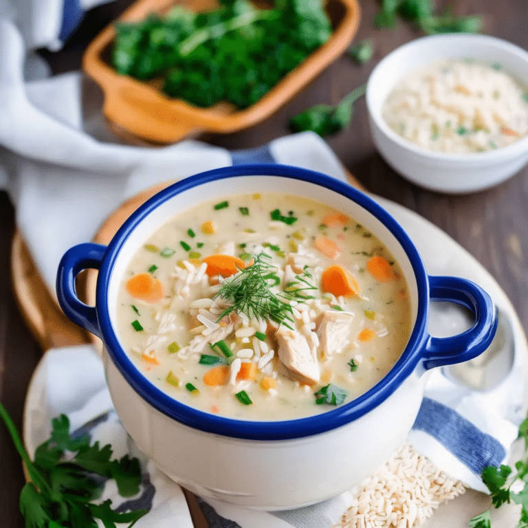 Creamy Chicken Rice Soup - MarketGrow.com