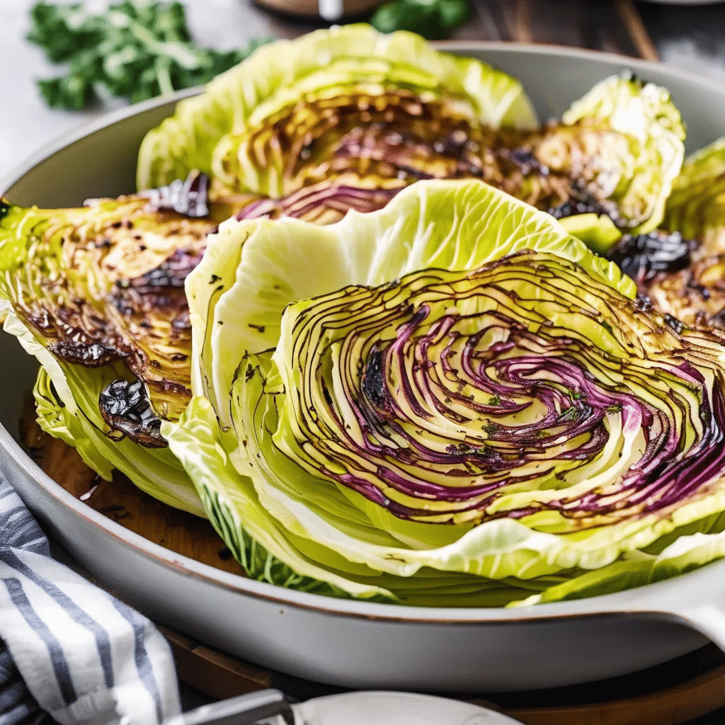Easy Roasted Cabbage - MarketGrow.com