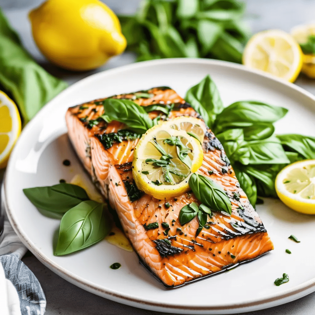 Lemon Basil Salmon - MarketGrow.com