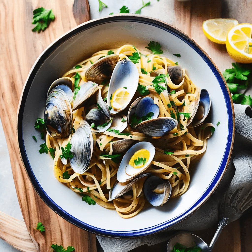 Linguine With Clam Sauce - MarketGrow.com
