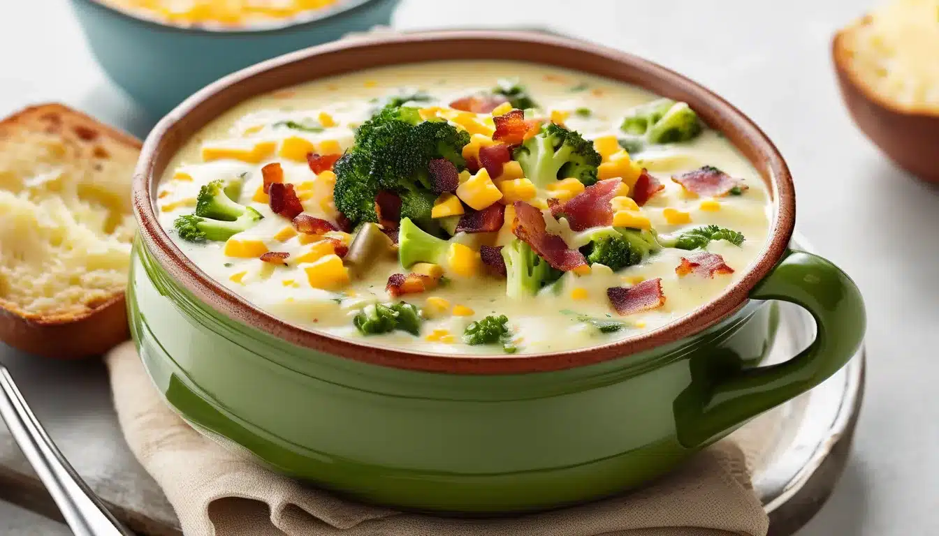 Loaded Broccoli-Cheese Potato Chowder - MarketGrow.com