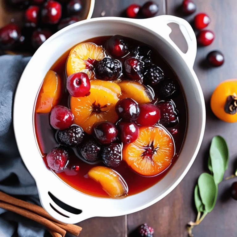 Pressure-Cooker Winter Fruit Compote - MarketGrow.com