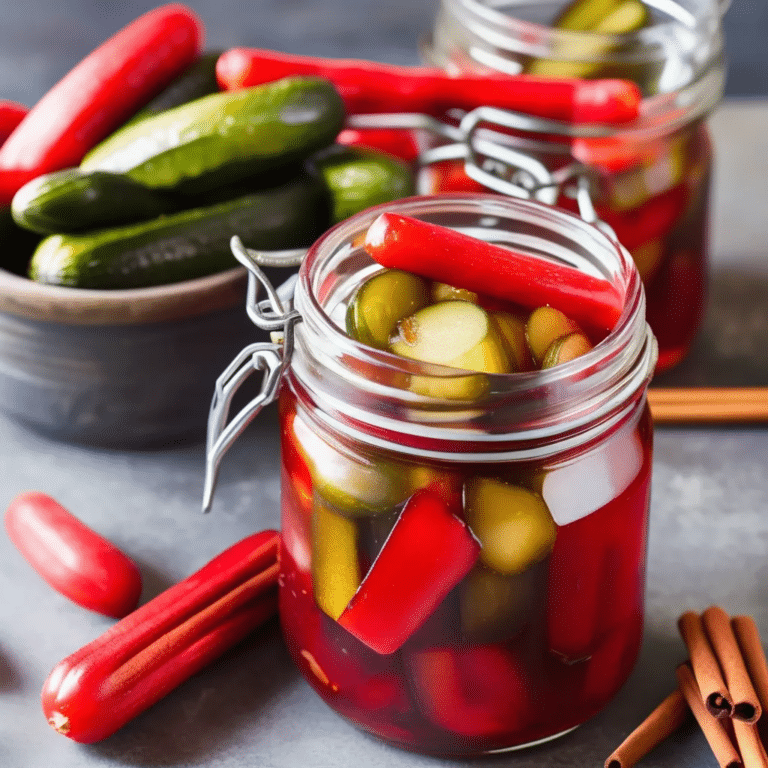 Red-Hot Cinnamon Pickles - MarketGrow.com