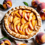 Single Crust Peach Pie - MarketGrow.com