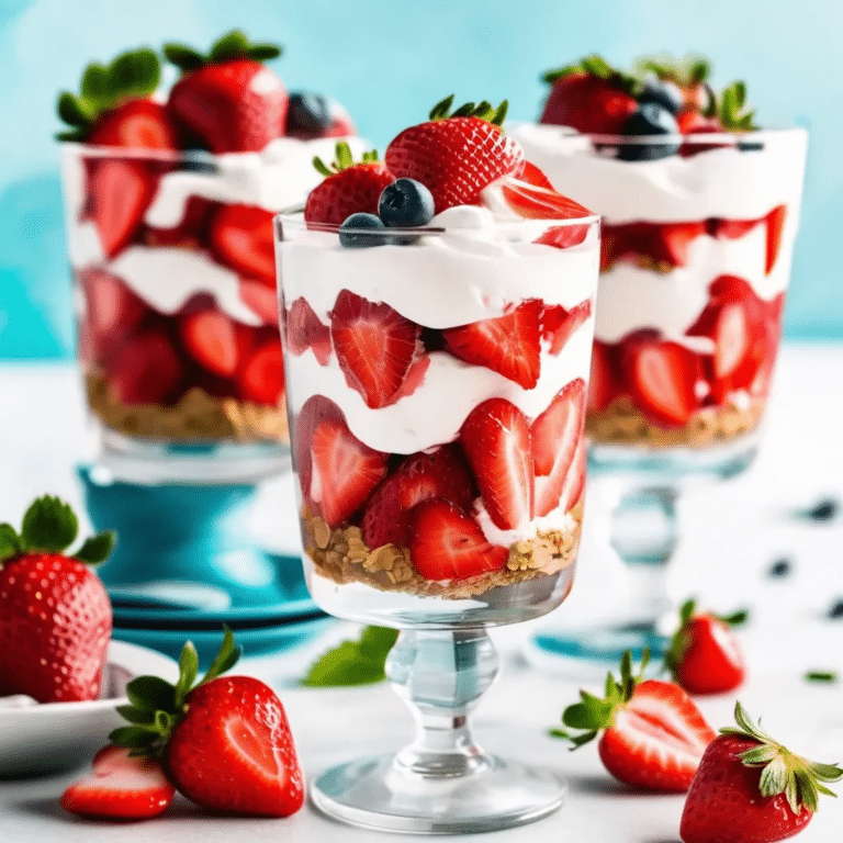 Strawberries And Cream Parfaits - MarketGrow.com