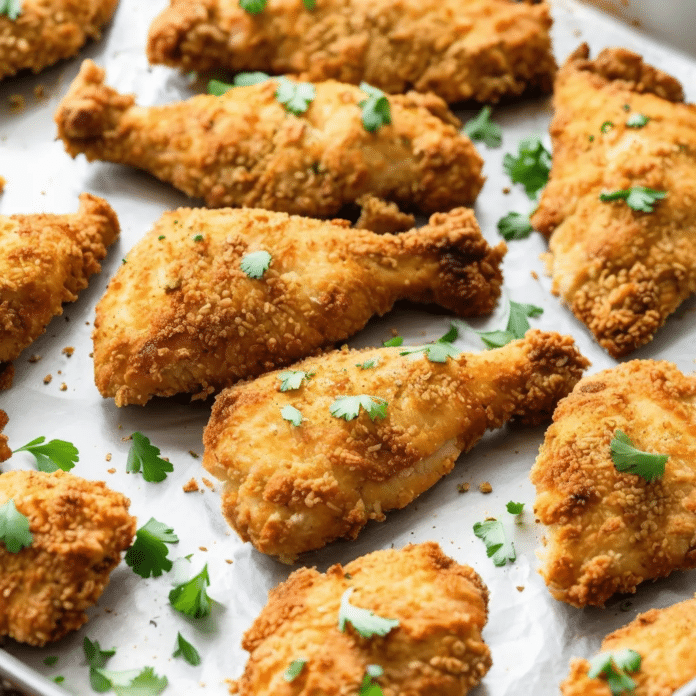 Super Crispy Baked Chicken - MarketGrow.com