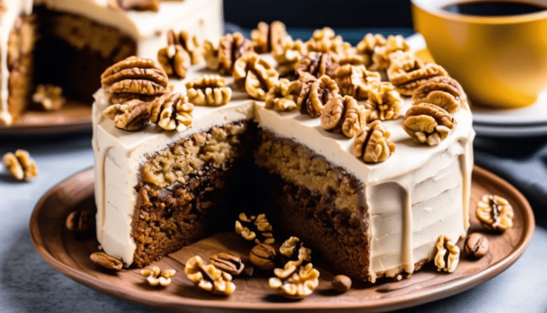 Coffee And Walnut Cake - MarketGrow.com