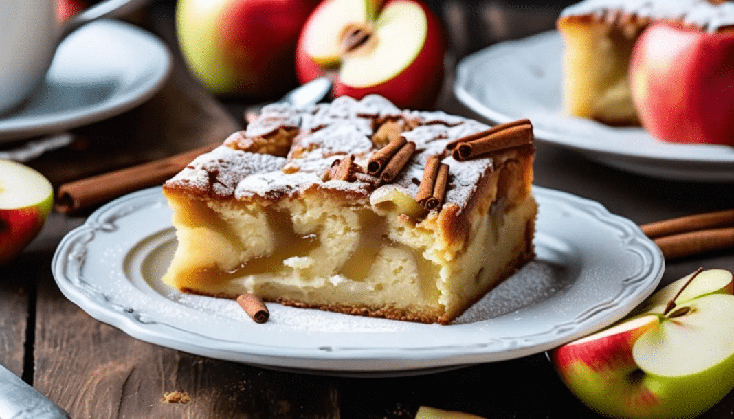 French Apple Cake - MarketGrow.com