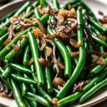 Green Beans With Caramelized Onions - MarketGrow.com