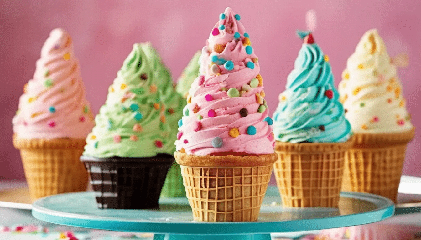 Ice Cream Cone Cakes - MarketGrow.com