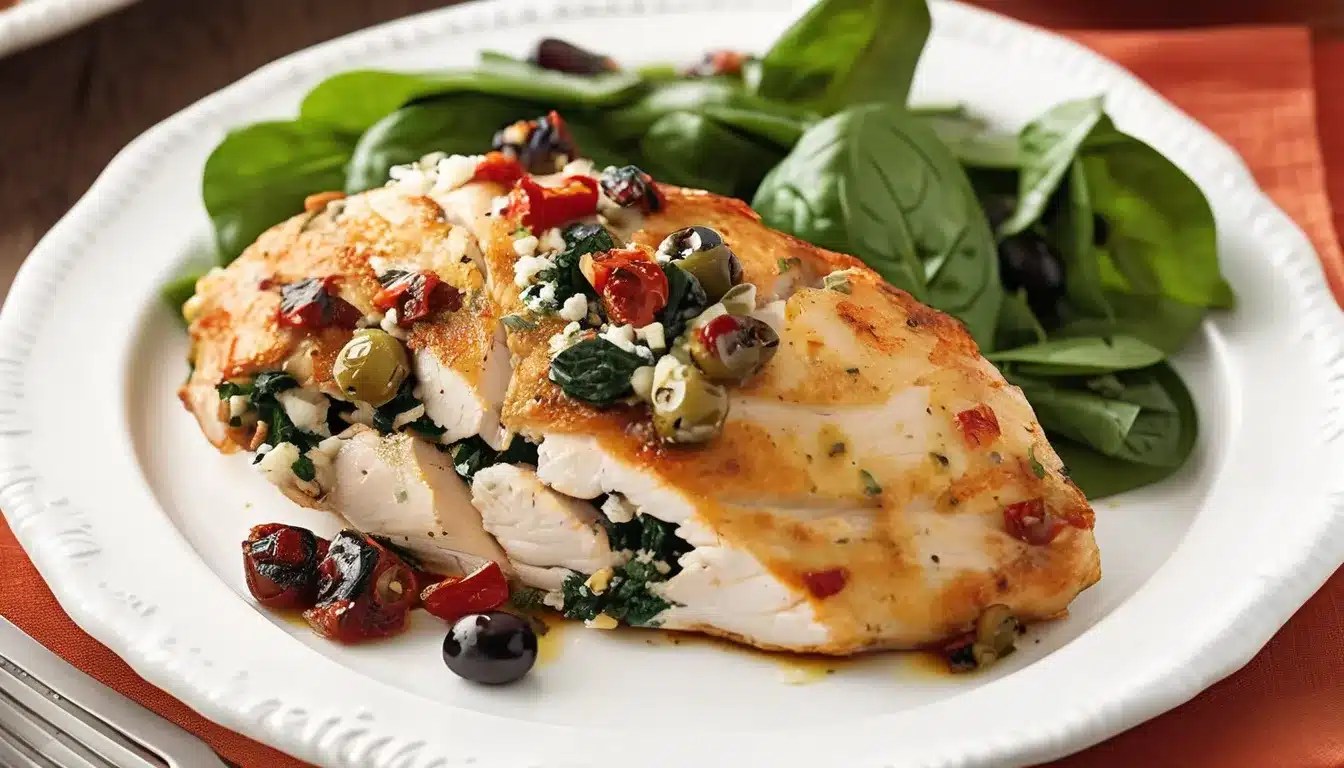 Mediterranean Stuffed Chicken Breasts - MarketGrow.com