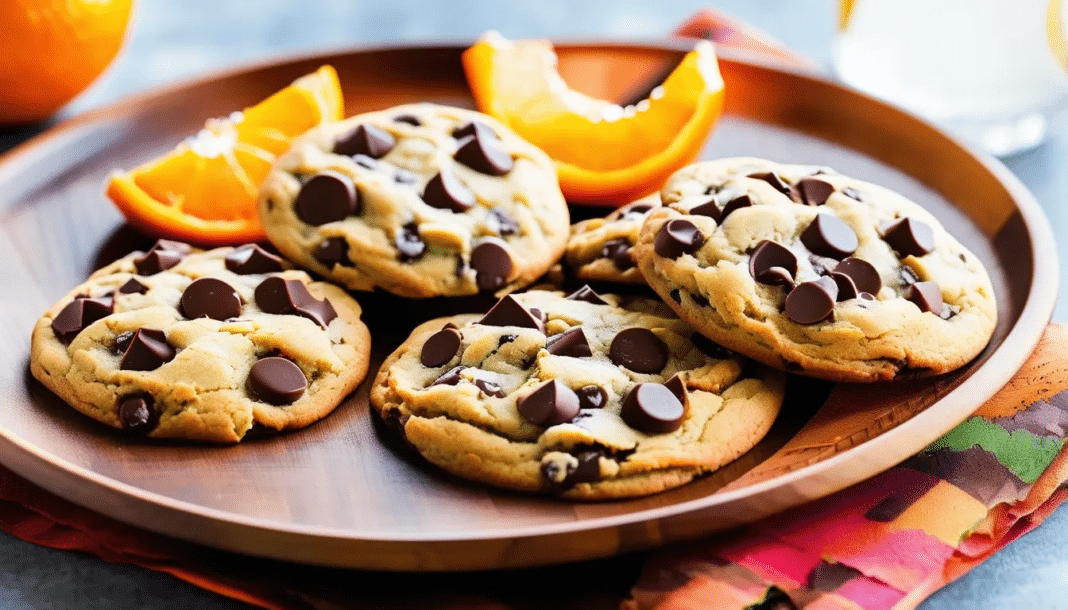 Orange Chocolate Chip Cookies - MarketGrow.com