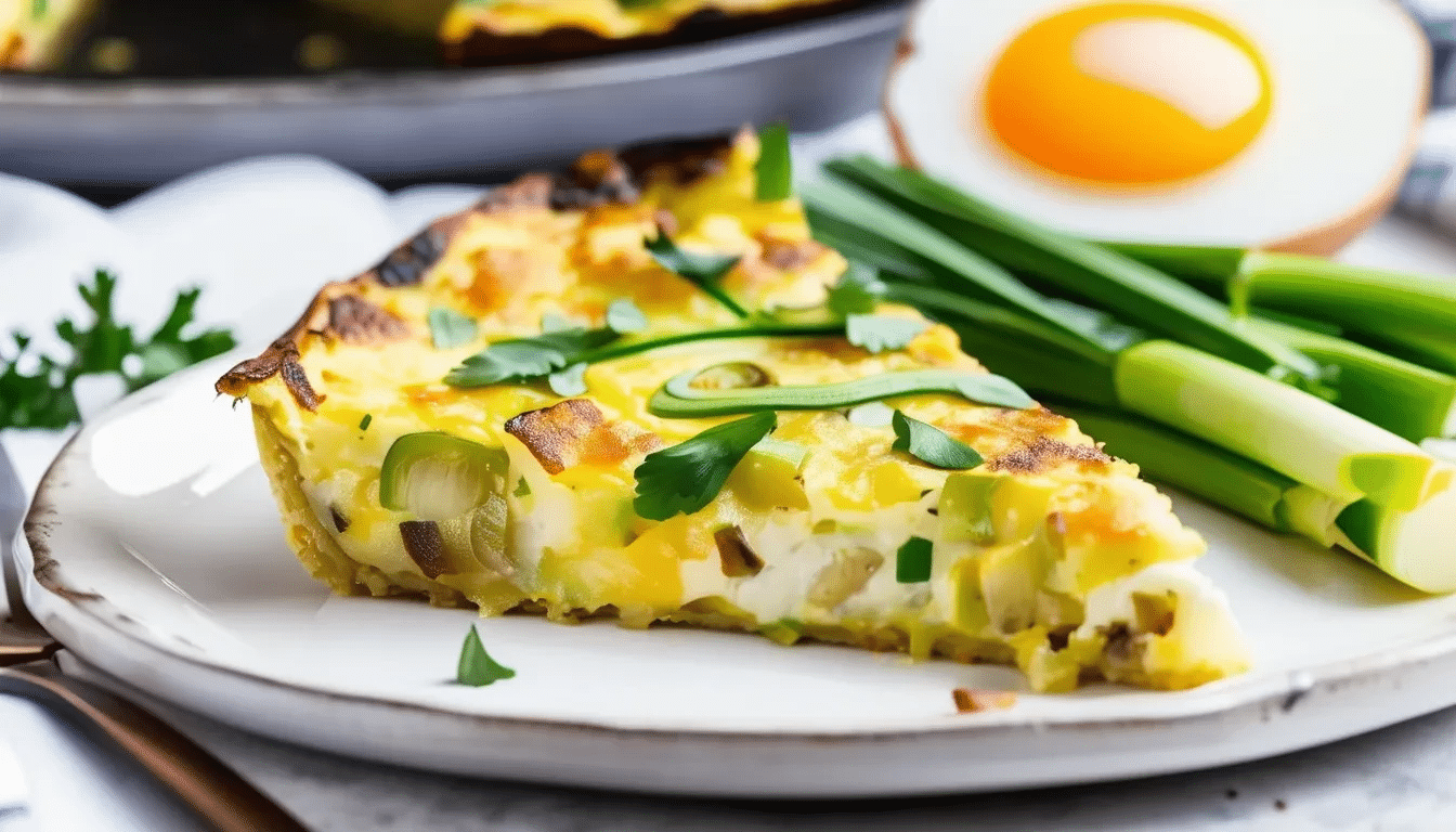 Potato And Leek Frittata - MarketGrow.com