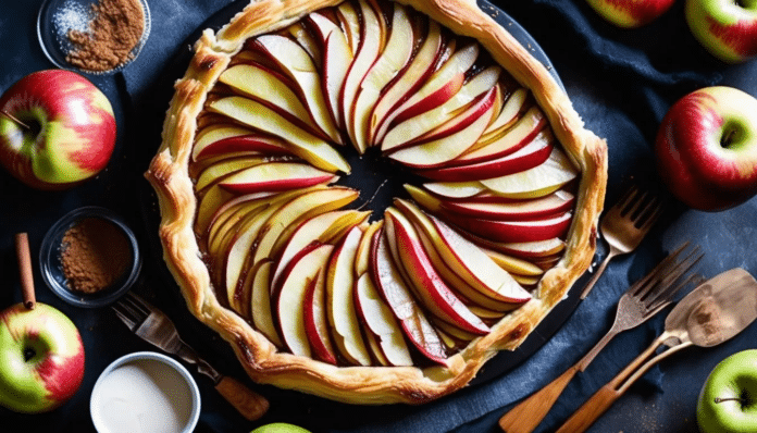 Puff Pastry Apple Tart - MarketGrow.com
