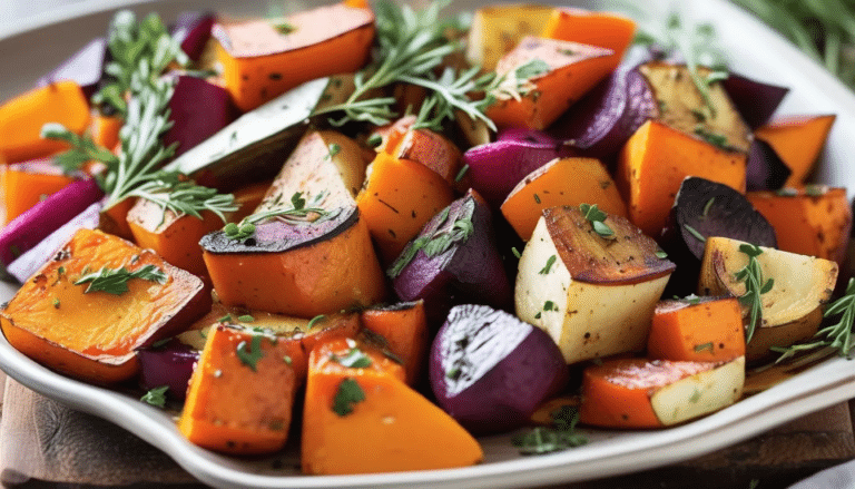 Roasted Harvest Vegetables - MarketGrow.com
