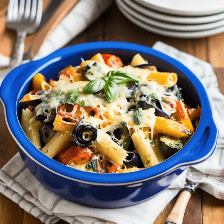 Roasted Vegetable Pasta Bake - MarketGrow.com