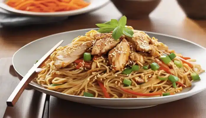 Sesame Noodles With Chicken - MarketGrow.com