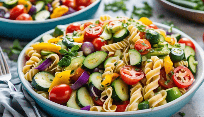 Summer Vegetable Pasta Salad - MarketGrow.com