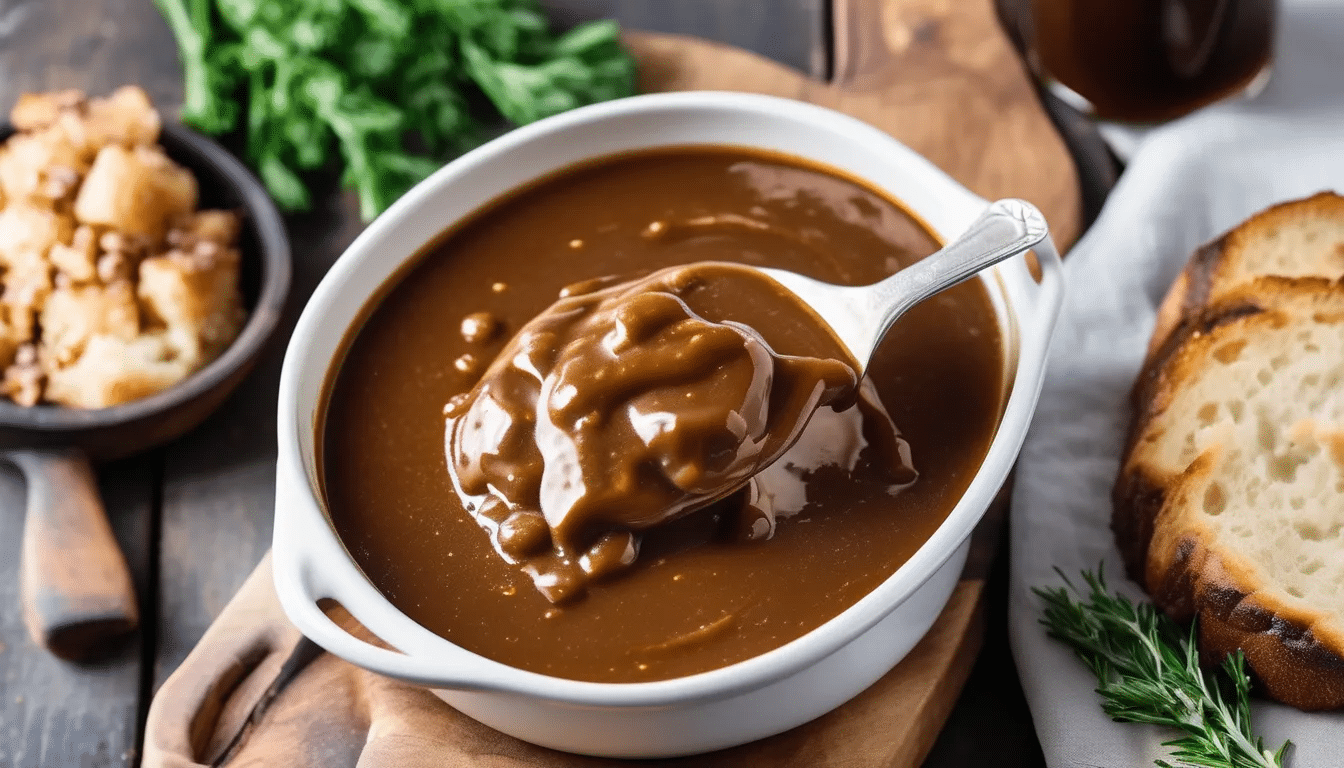 Brown Sugar Bourbon Gravy - MarketGrow.com